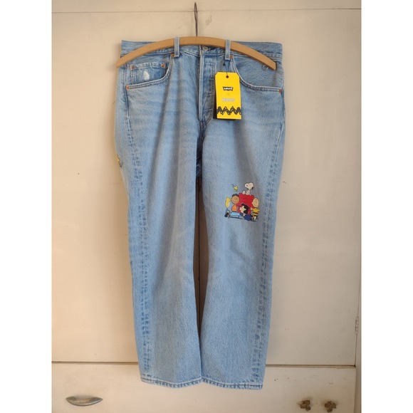 Levi's | Jeans | New Levis Jeans 5 Sz 30x26 Peanuts Collaboration ...